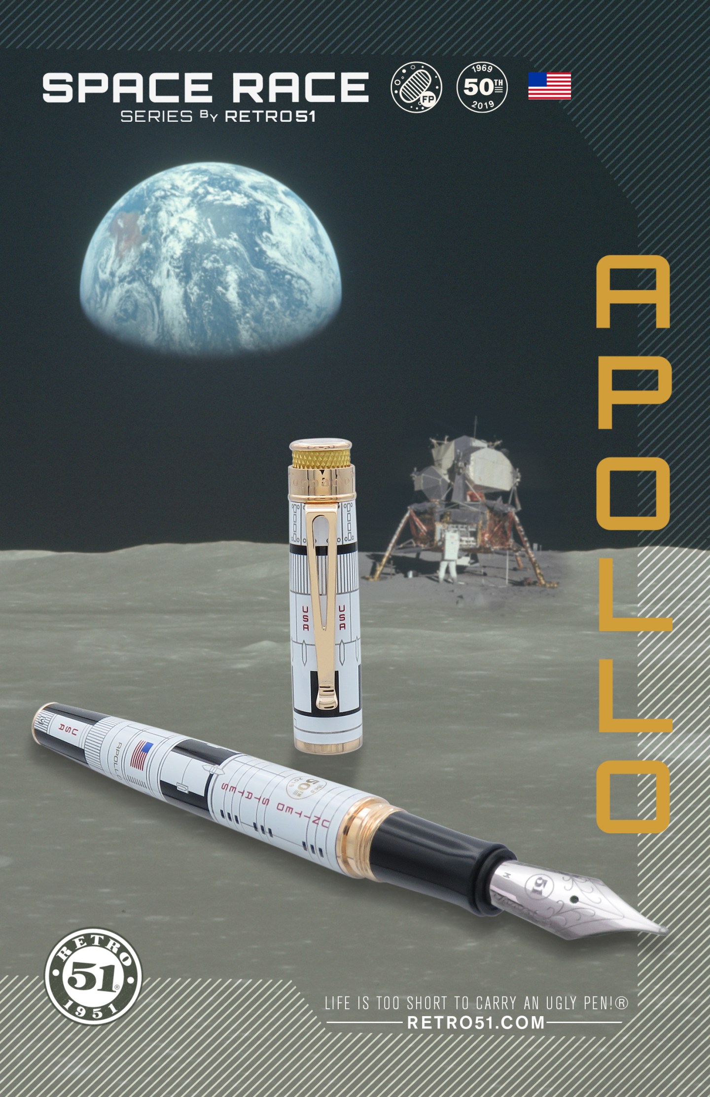 Space Race Apollo Fountain Pen | The Retro 51 Blog - "Archives"